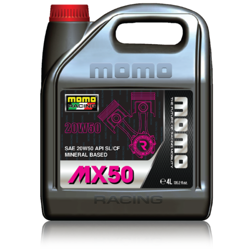 MULTIGRADE ENGINE OIL SAE 20W-50 API SL/CF MX50 – momoracing.com.my